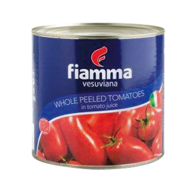 Fiamma Vesuviana Whole Peeled Tomatoes 2.55kg. ไฟมมา วีสุเวียนา มะเขือ ...