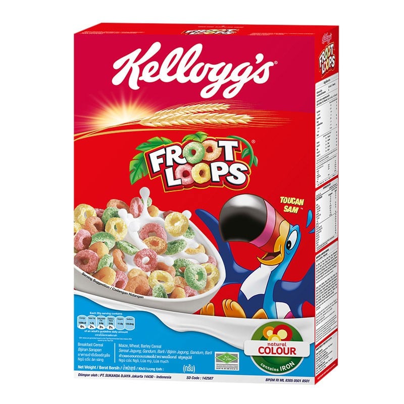 Kellogg's Froot Loop Breakfast 160g. เคลล็อกส์ อาหารเช้าฟรุ๊ตลูป 160 ...