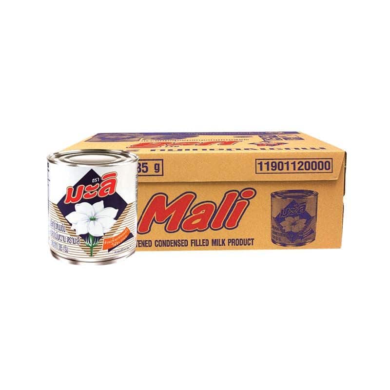 Mali Condensed Milk(J) 380g.×48 มะลิ นมข้นหวาน 380กรัมx48กระป๋อง ...